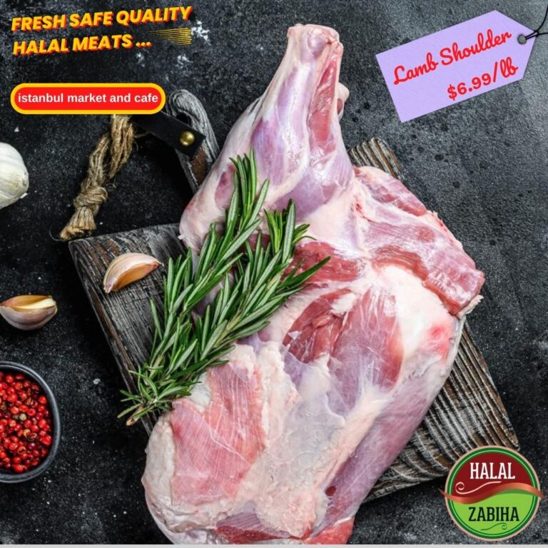 Halal Lamb Shoulder: Exceptional Flavor!"